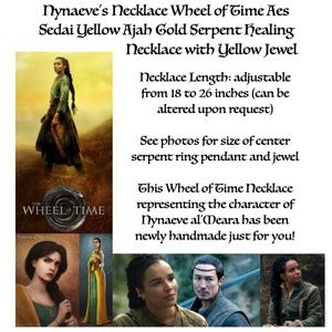 Hand Crafted | Jewelry | Nynaeves Necklace Wheel Of Time Aes Sedai ...